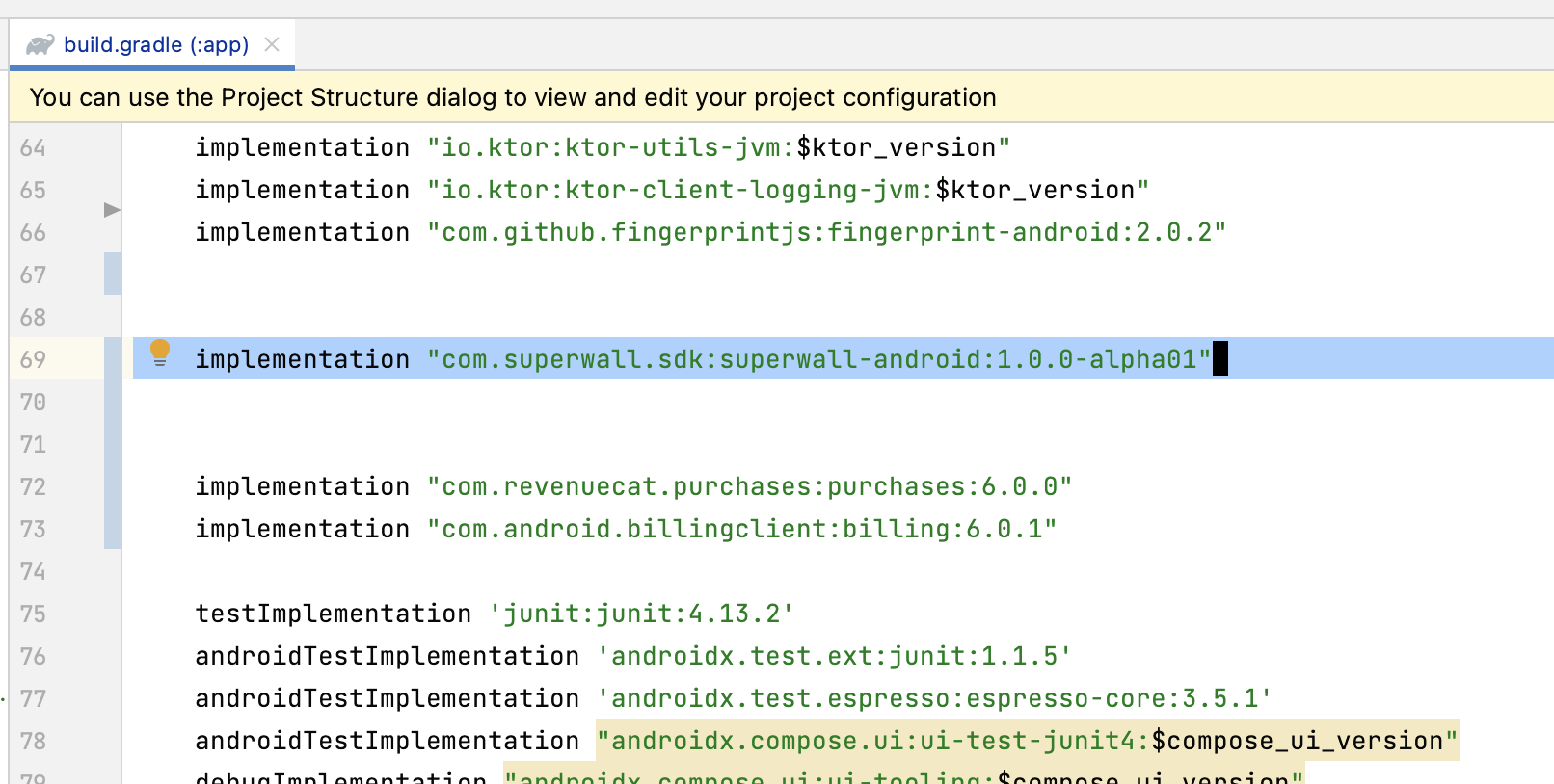 Install the SDK | Superwall Docs