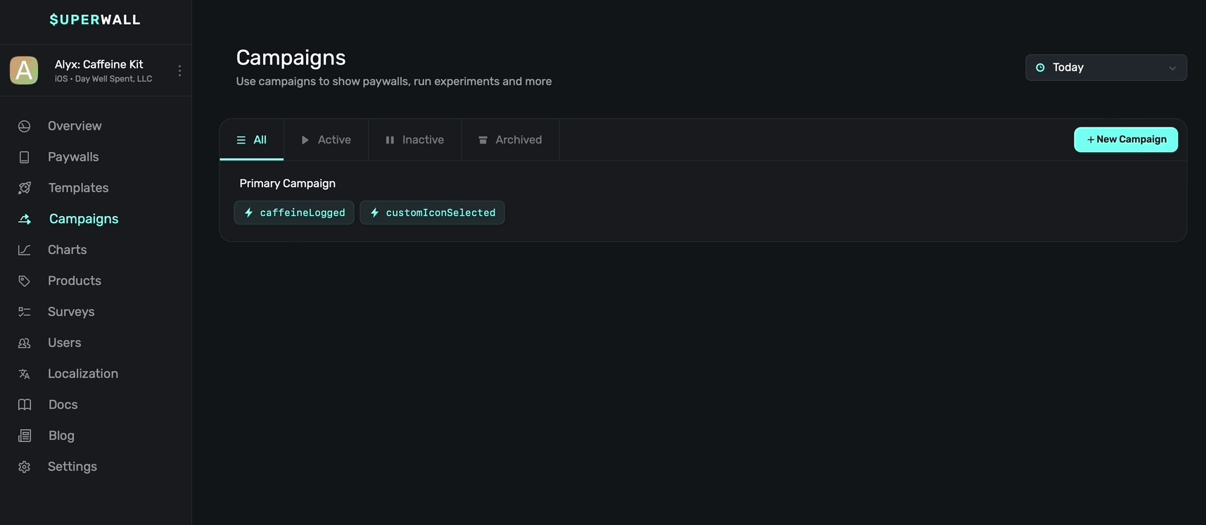 Starting an Experiment | Superwall Docs